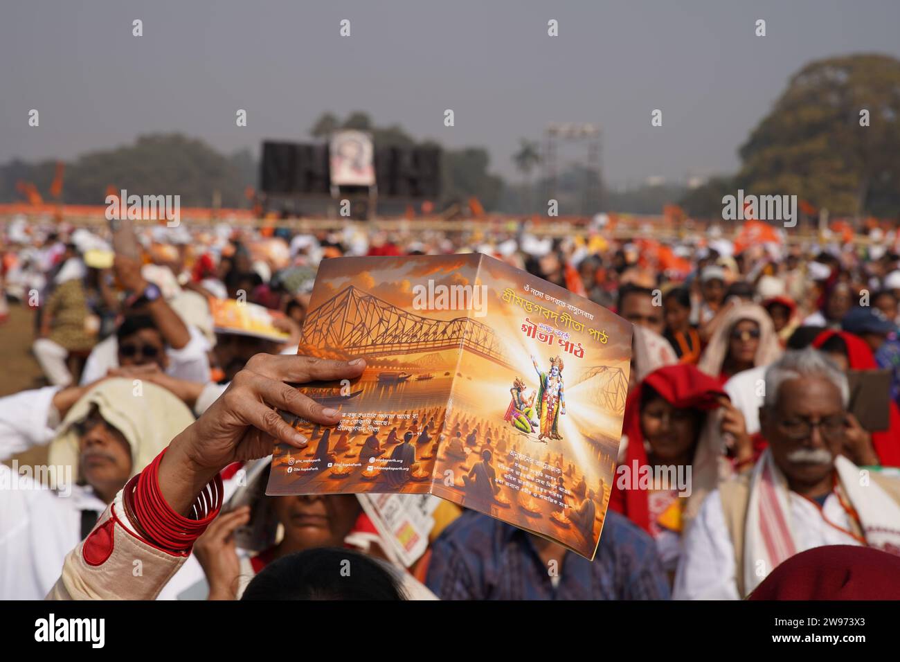 Kolkata, West Bengal, India. 24th Dec, 2023. In a landmark display of ...
