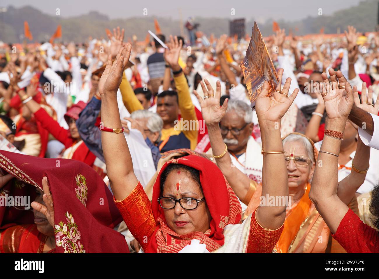 Kolkata, West Bengal, India. 24th Dec, 2023. In a landmark display of ...
