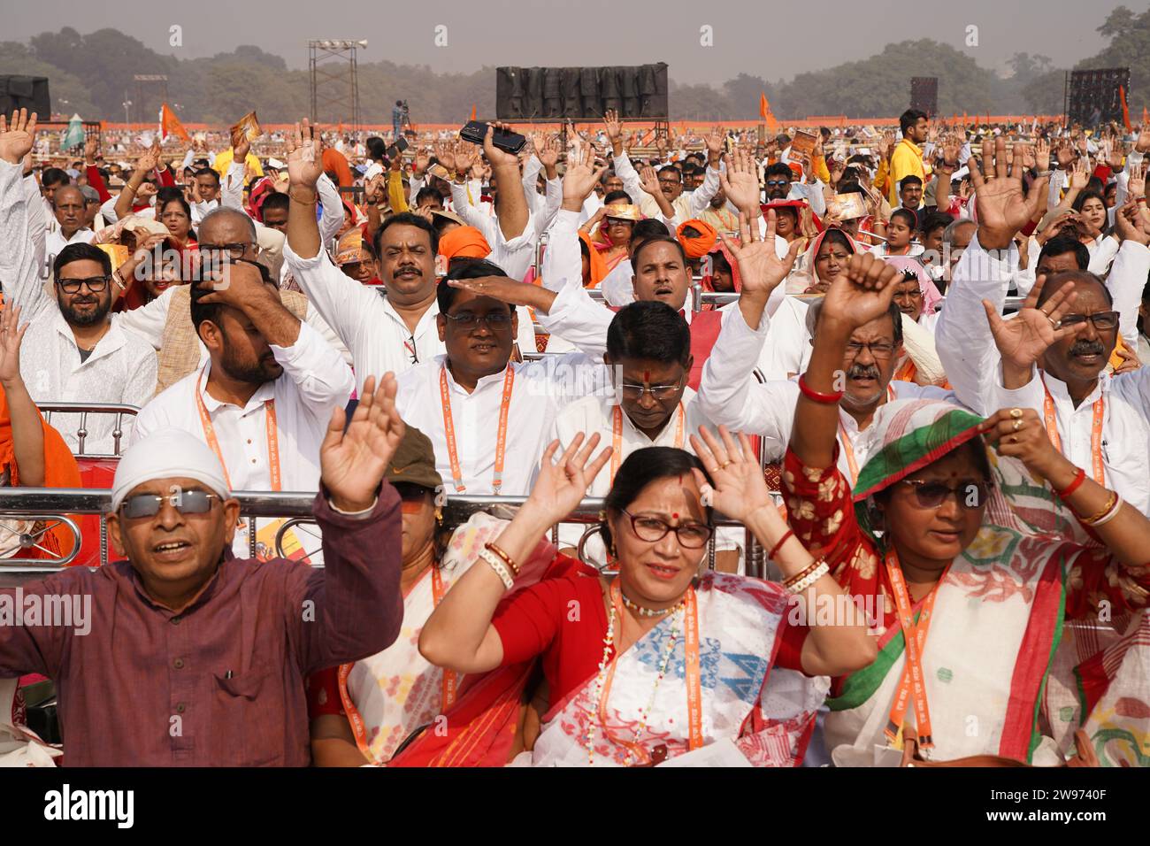 Kolkata, West Bengal, India. 24th Dec, 2023. In a landmark display of ...