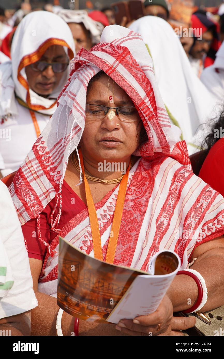 Kolkata, West Bengal, India. 24th Dec, 2023. In a landmark display of ...