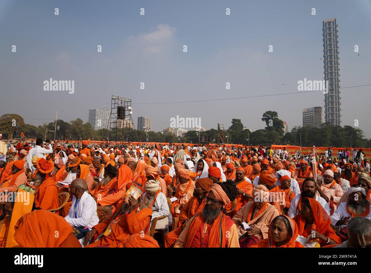 Kolkata, West Bengal, India. 24th Dec, 2023. In a landmark display of ...