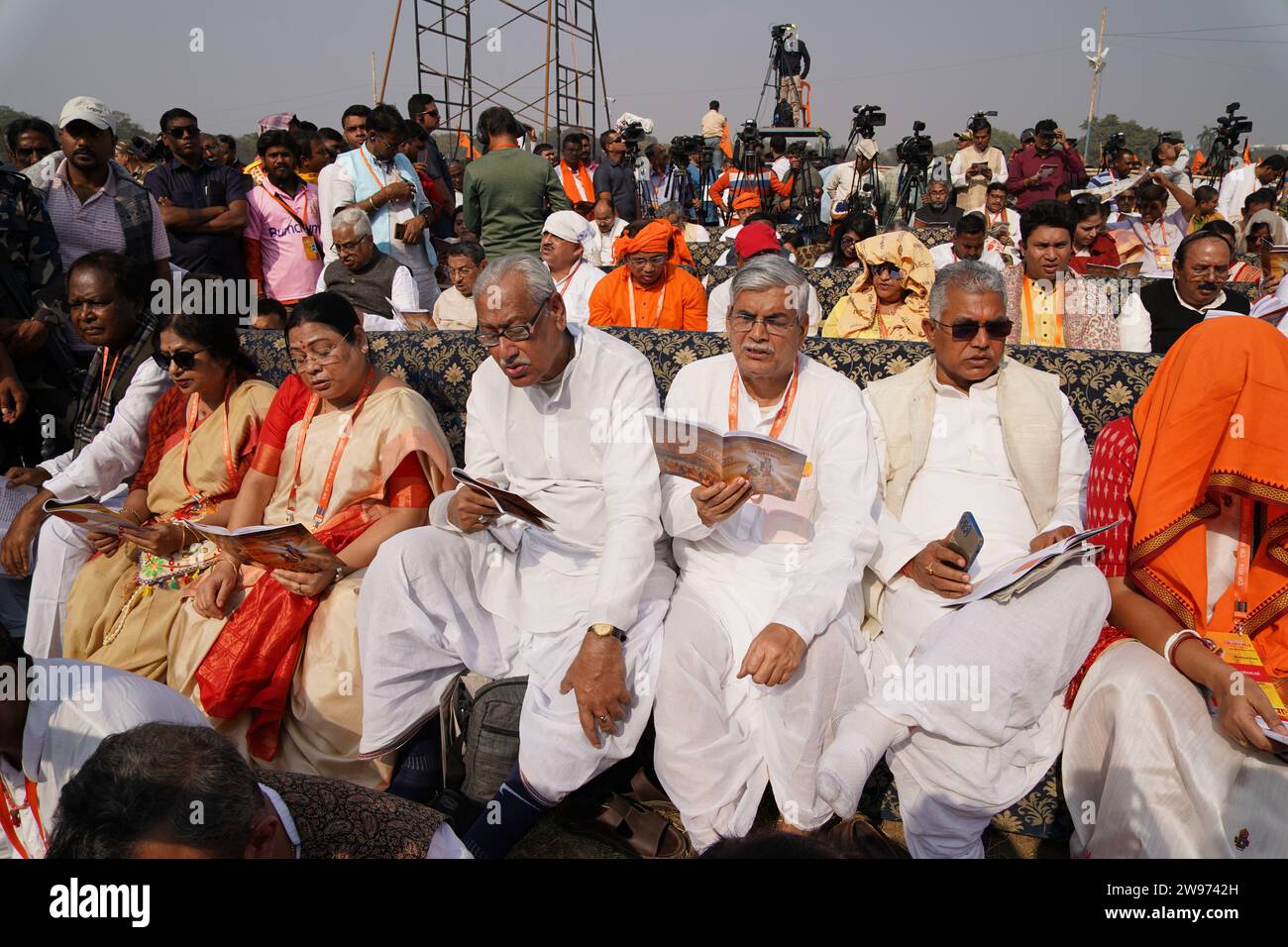 Kolkata, West Bengal, India. 24th Dec, 2023. In a landmark display of ...