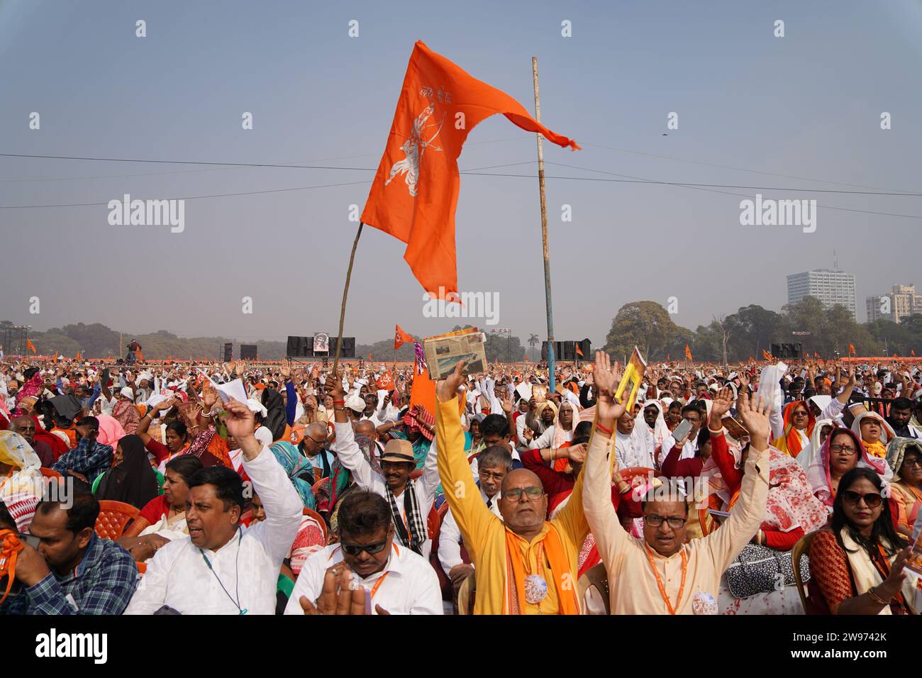 Kolkata, West Bengal, India. 24th Dec, 2023. In a landmark display of ...