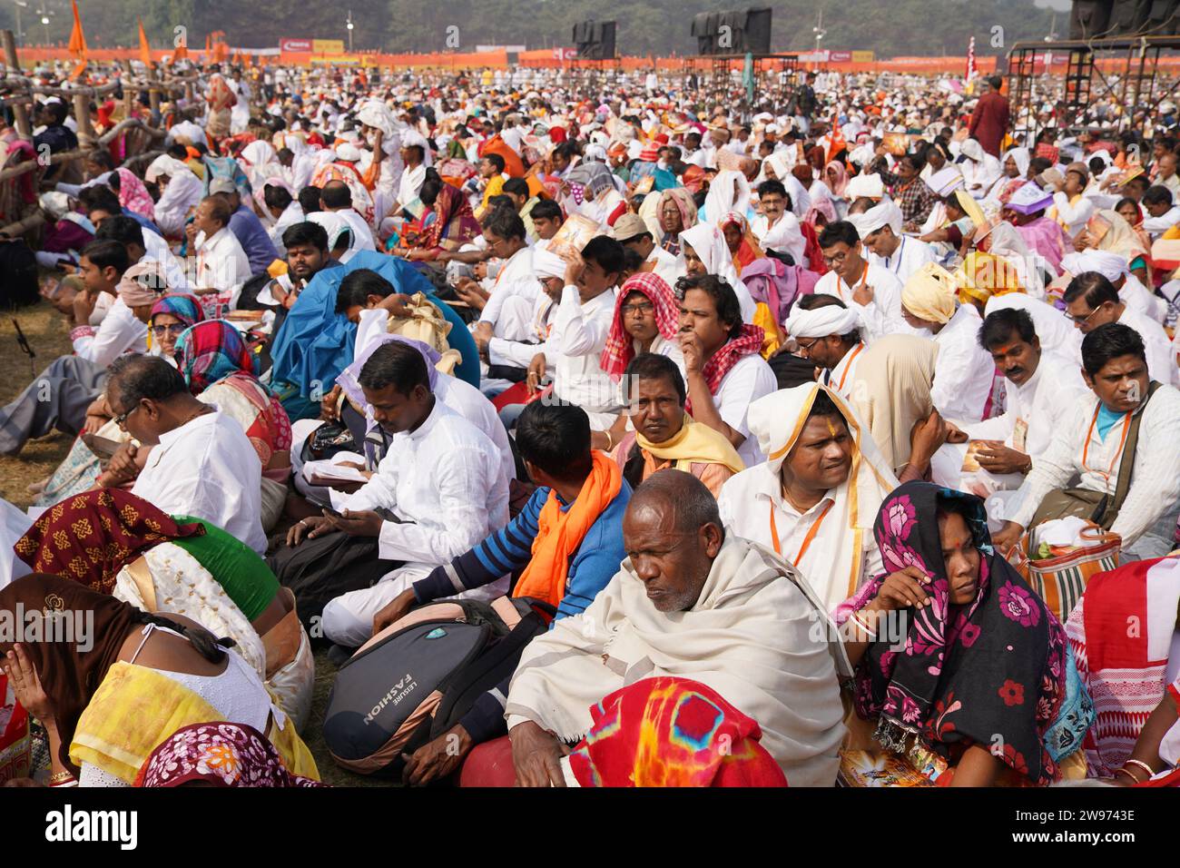 Kolkata, West Bengal, India. 24th Dec, 2023. In a landmark display of ...