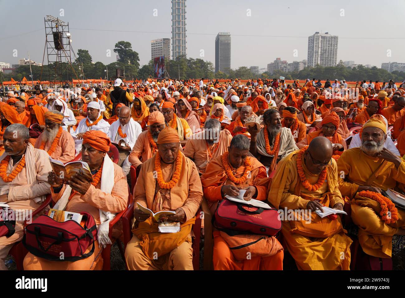 Kolkata, West Bengal, India. 24th Dec, 2023. In a landmark display of ...
