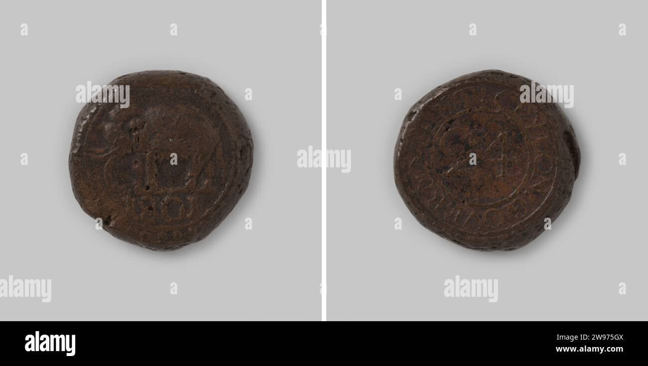 2 stivers van Sri Lanka, Ceylon, 1801, , 1801 coin Copper mint. Front ...