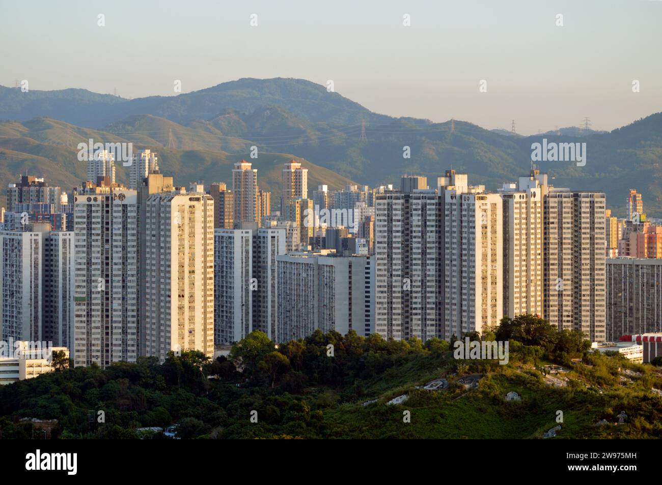 Long Ping Estate, a public housing estate in Yuen Long, New Territories ...