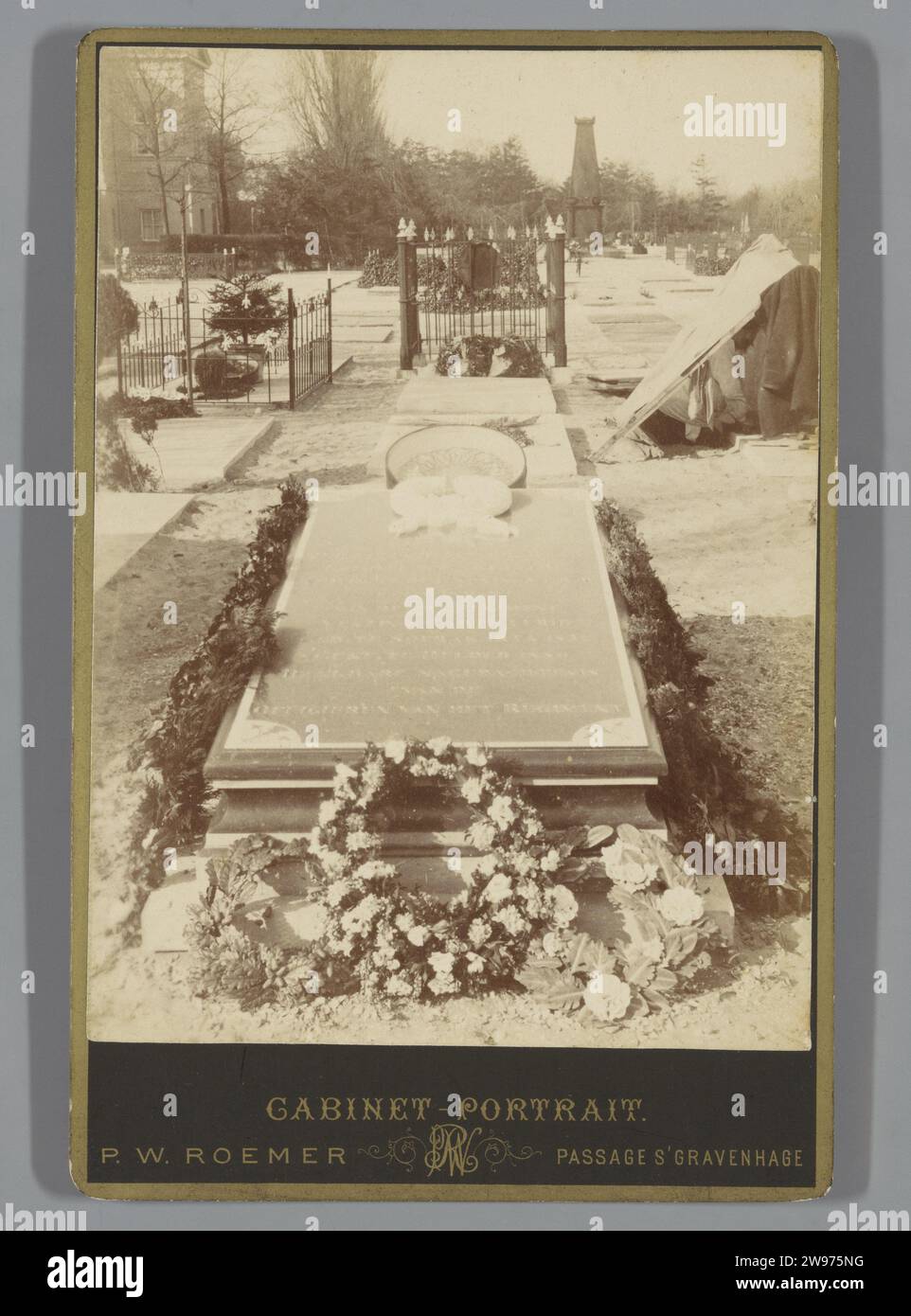 Grave of an officer, the Netherlands, Pieter Wilhelmus Roemer, 1870 ...