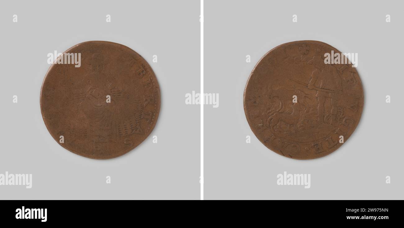 Calculation medal from Dordrecht on the departure of Alva from the ...