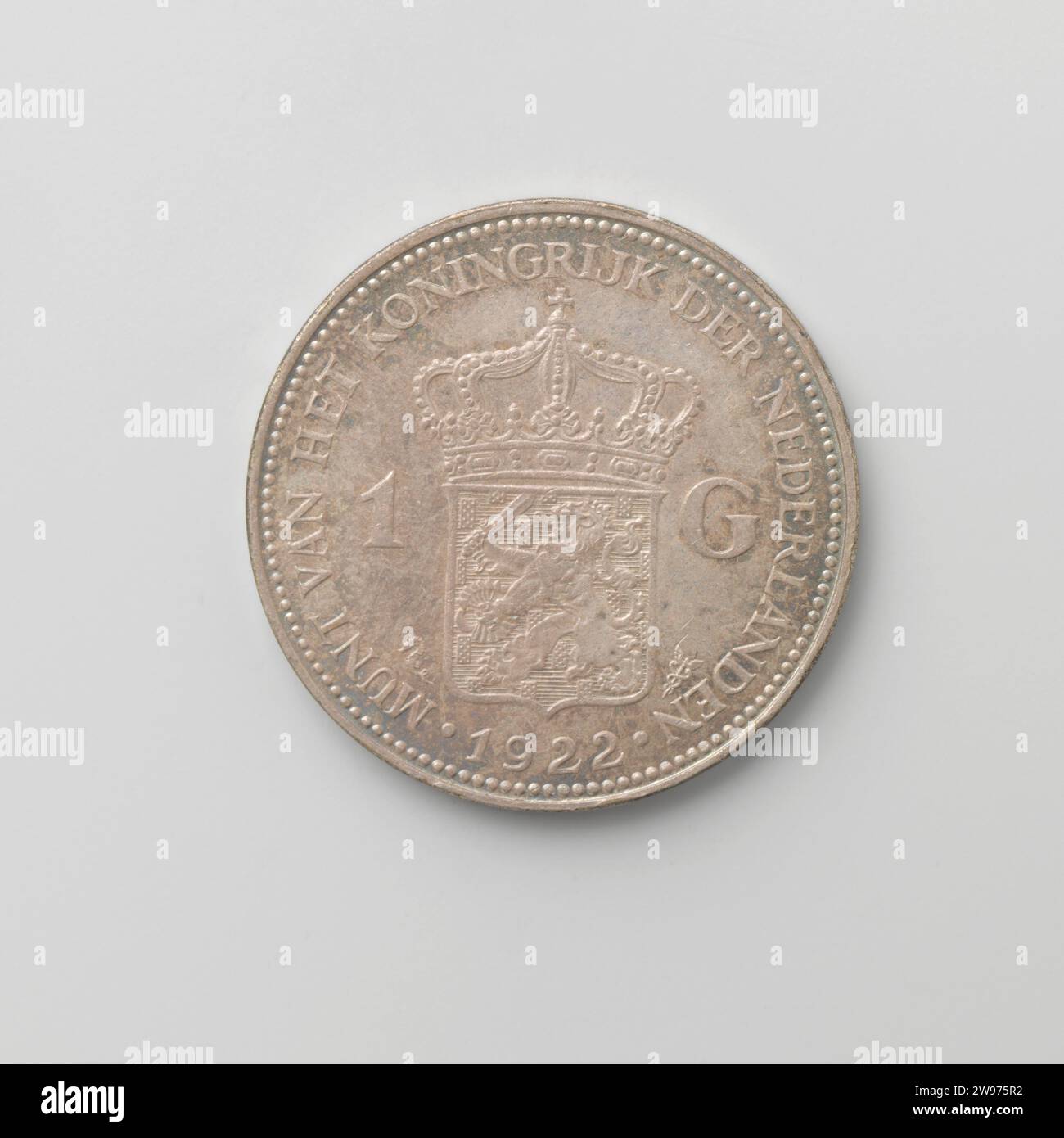 Dutch Gulden, 1922, Wilhelmina (Queen of the Netherlands), 1922 coin ...