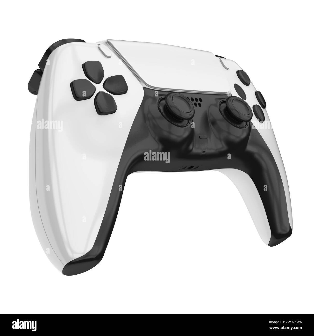 Game controller videogame joystick Black and White Stock Photos ...