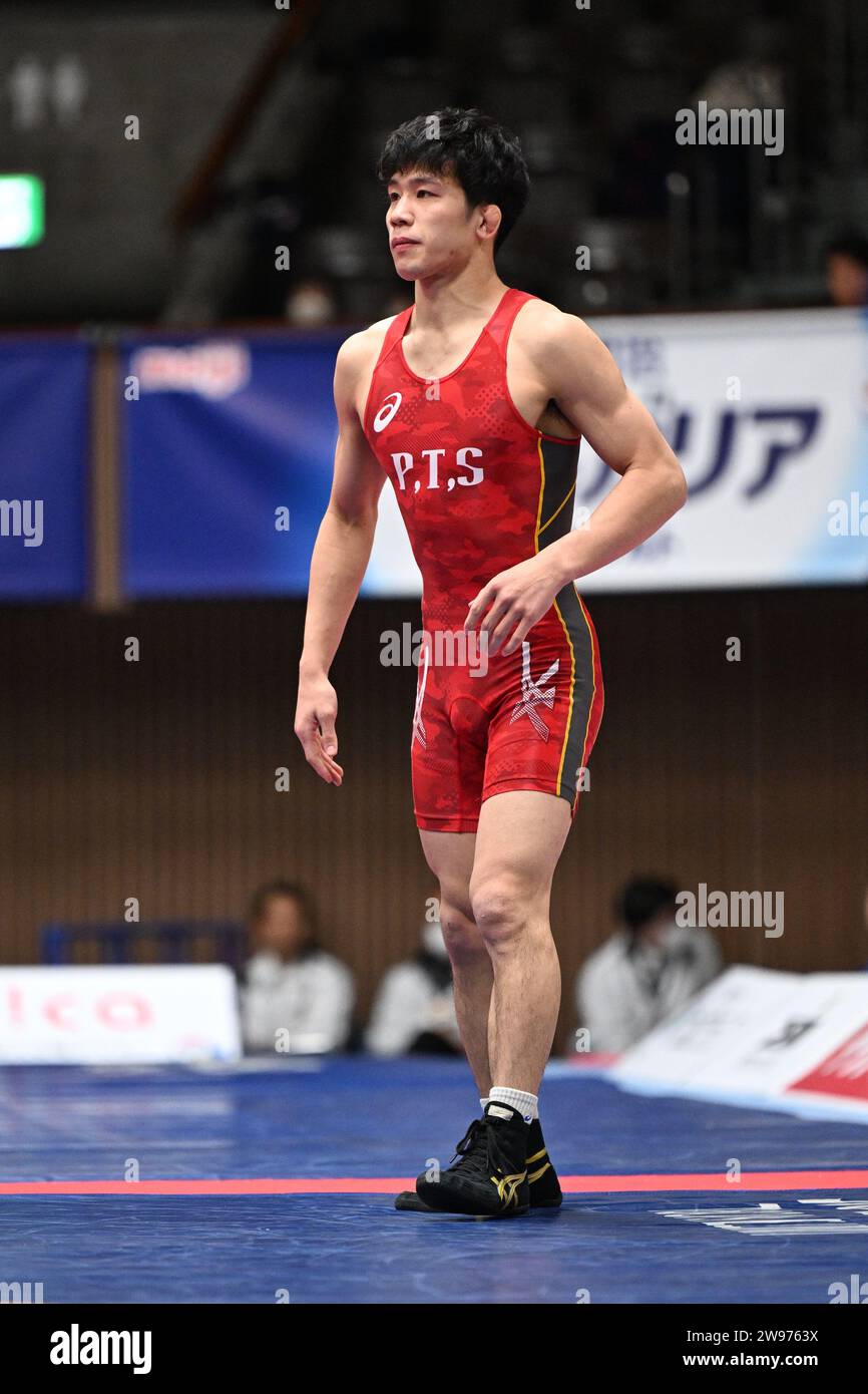 Yoyogi 2nd Gymnasium, Tokyo, Japan. 23rd Dec, 2023. Rikuto Arai, DECEMBER 23, 2023 - Wrestling ...