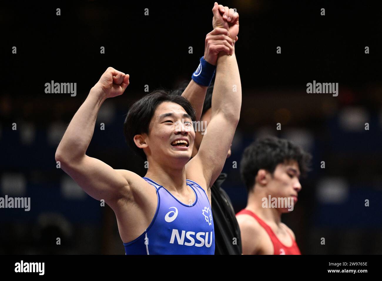 Yoyogi 2nd Gymnasium, Tokyo, Japan. 23rd Dec, 2023. (L-R) Kento Yumiya, Rikuto Arai, DECEMBER 23 ...