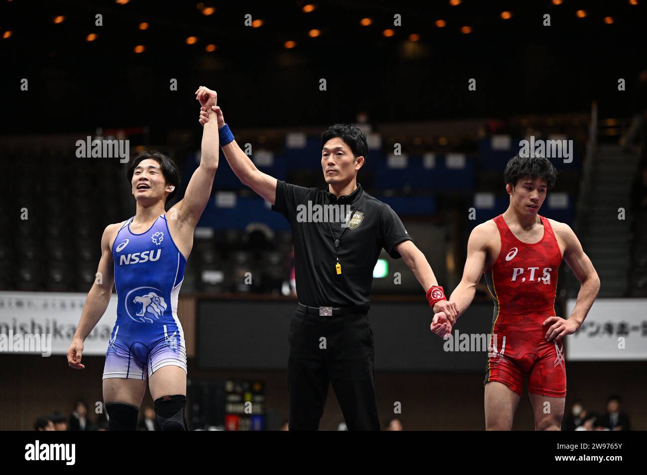 Yoyogi 2nd Gymnasium, Tokyo, Japan. 23rd Dec, 2023. (L-R) Kento Yumiya, Rikuto Arai, DECEMBER 23 ...