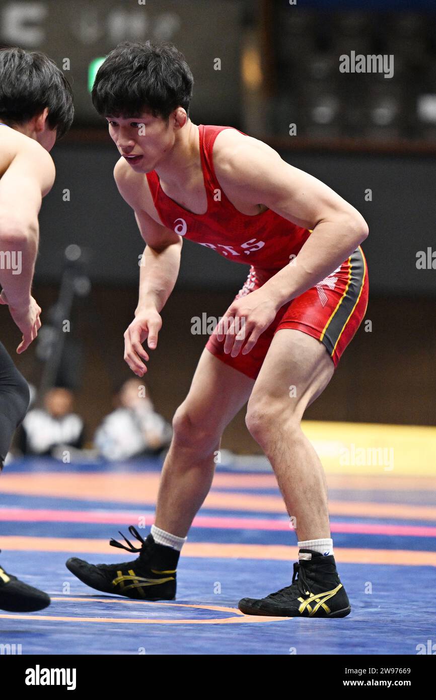 Yoyogi 2nd Gymnasium, Tokyo, Japan. 23rd Dec, 2023. Rikuto Arai, DECEMBER 23, 2023 - Wrestling ...