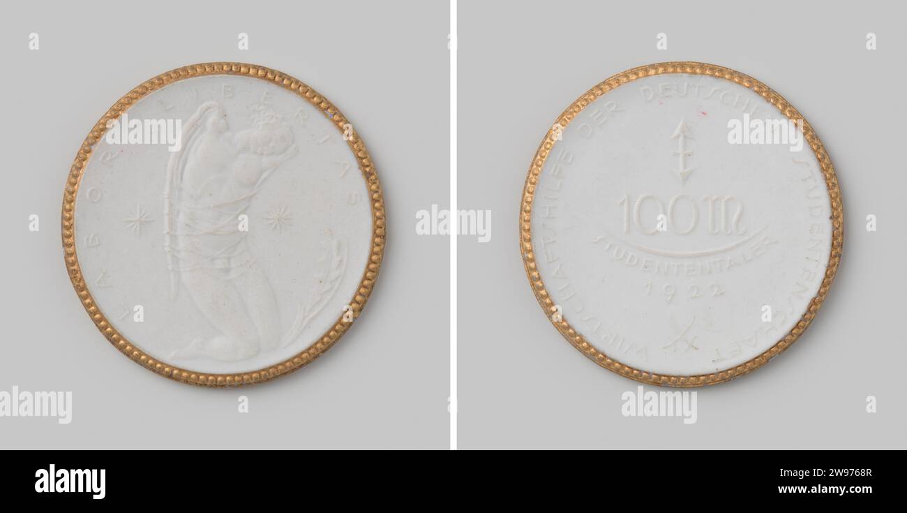 100 Mark Student Taler Uit Duitsland as the economic aid of the German ...