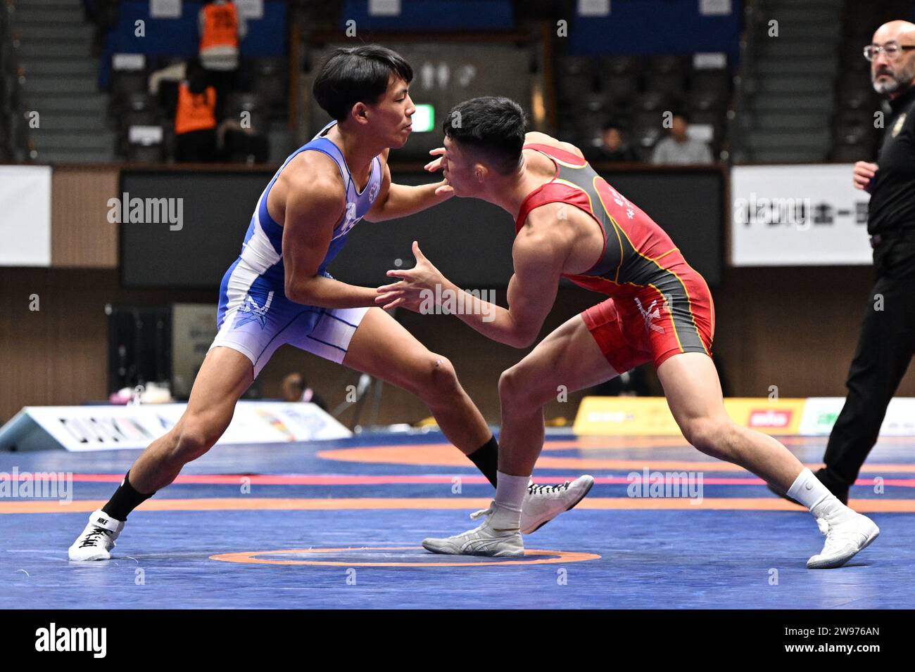 Yoyogi 2nd Gymnasium, Tokyo, Japan. 23rd Dec, 2023. (L-R) Kaito Inaba, Maito Kawana, DECEMBER 23 ...