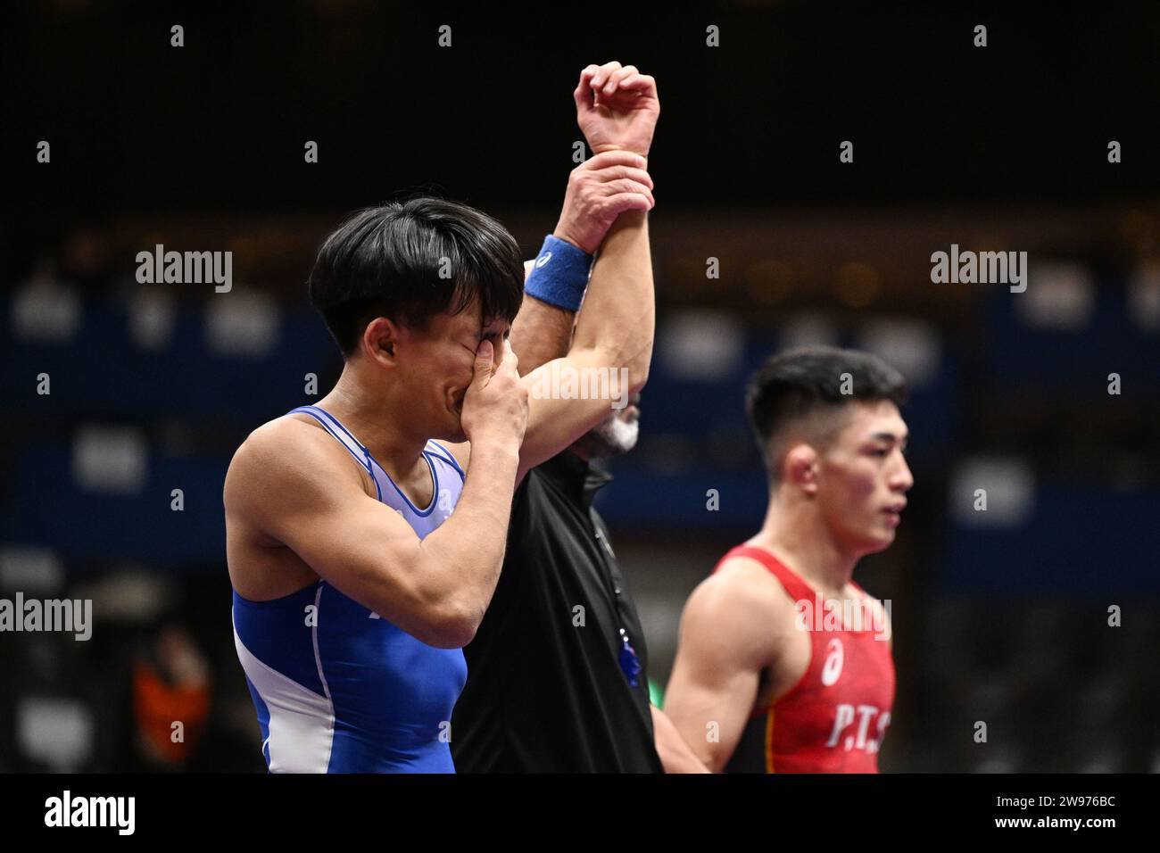 Yoyogi 2nd Gymnasium, Tokyo, Japan. 23rd Dec, 2023. (L-R) Kaito Inaba, Maito Kawana, DECEMBER 23 ...