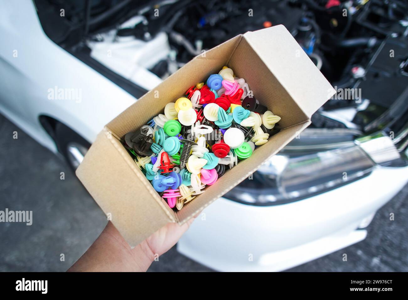 Plastic fasteners hi-res stock photography and images - Alamy