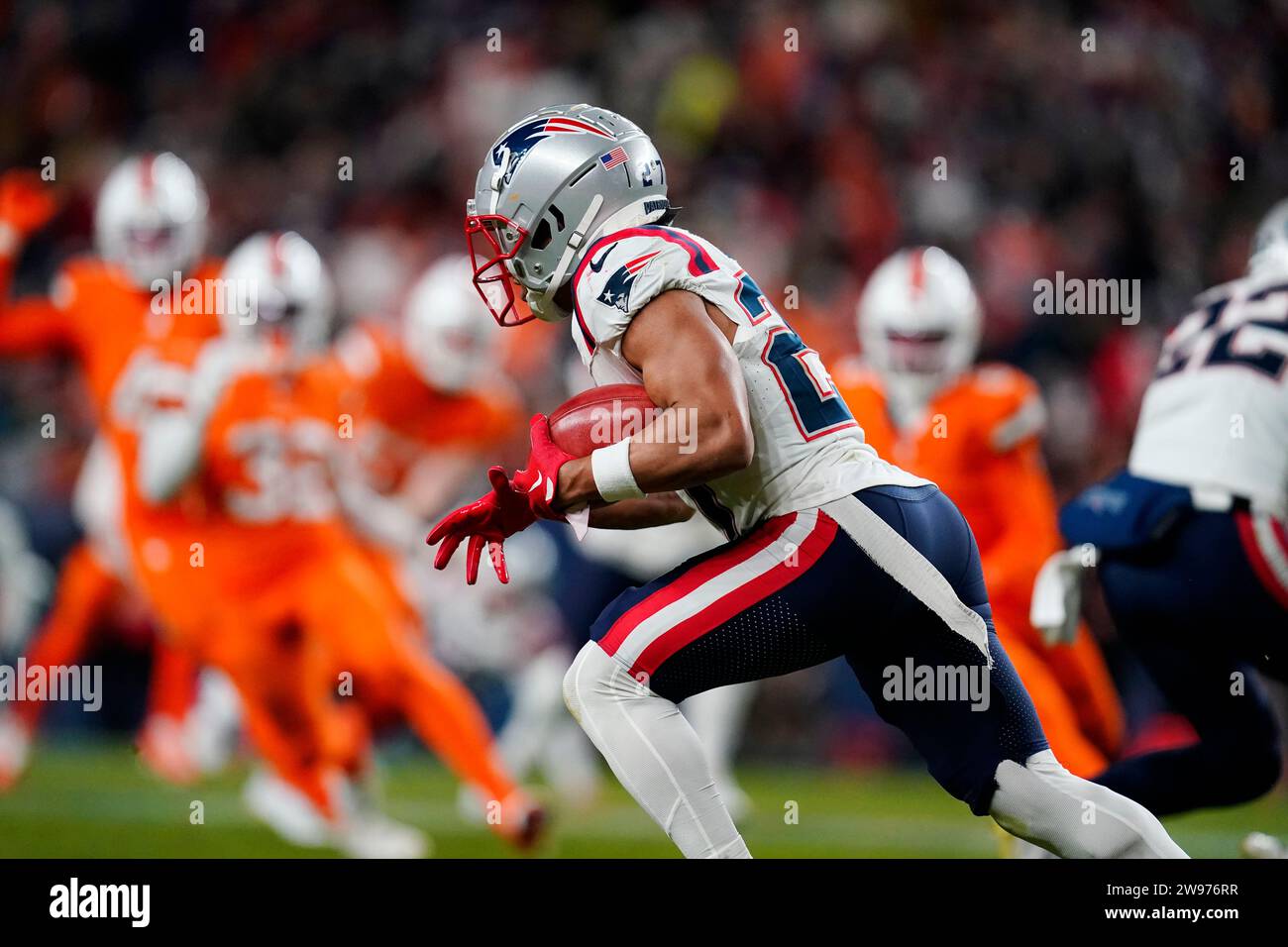 New England Patriots cornerback Myles Bryant (27) runs during the first ...