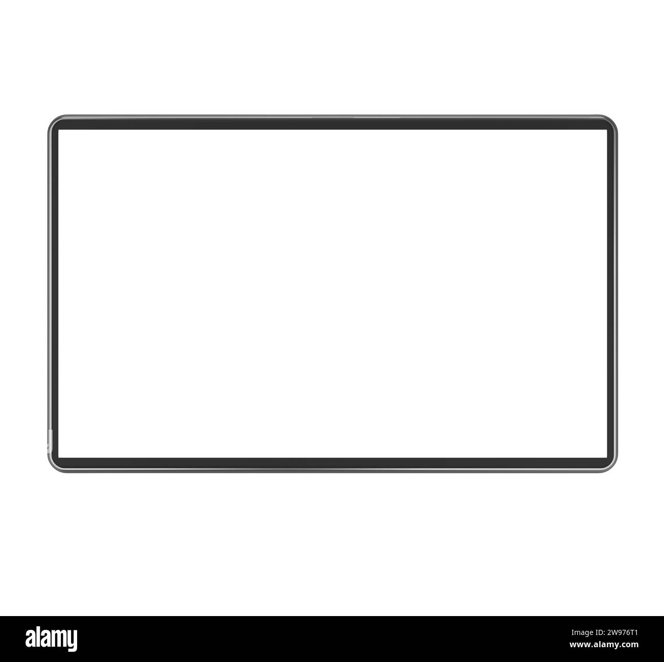 Tablet Computer Stand with Blank Screen Isolated Stock Photo - Alamy Tablet Computer Stand with Blank Screen Isolated Stock Photo - Alamy
