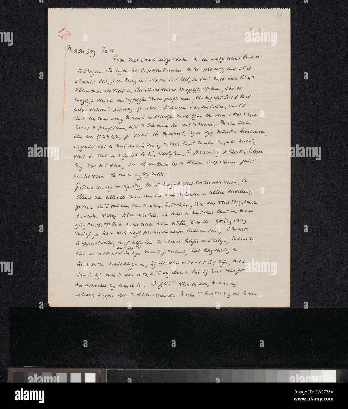 Letter to Ina van Eibergen Santhagens-Waller, Richard Nicolaüs Roland ...