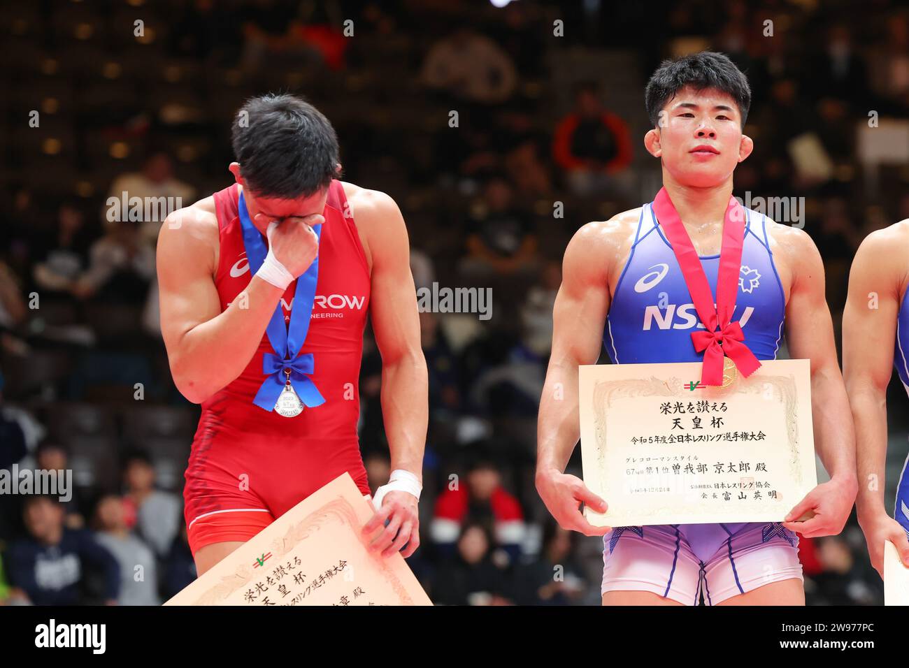 (L-R) Katsuaki Endo, Kyotaro Sogabe, DECEMBER 24, 2023 - Wrestling ...