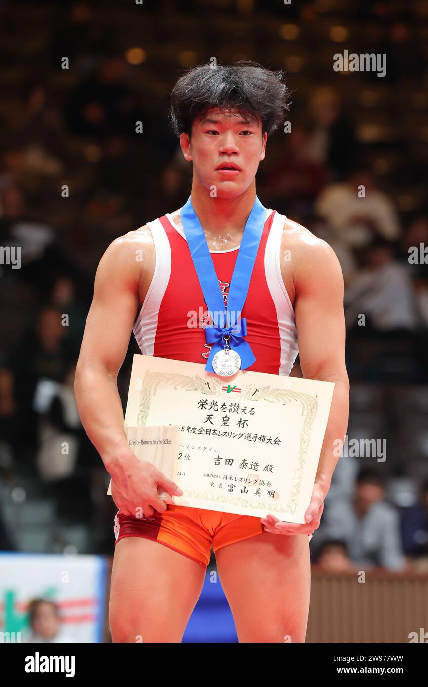 Yoyogi 2nd Gymnasium, Tokyo, Japan. 24th Dec, 2023. Taizo Yoshida ...