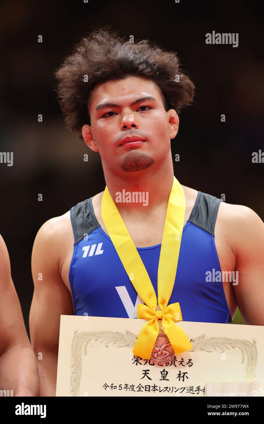 Yoyogi 2nd Gymnasium, Tokyo, Japan. 24th Dec, 2023. Reon Kakegawa ...