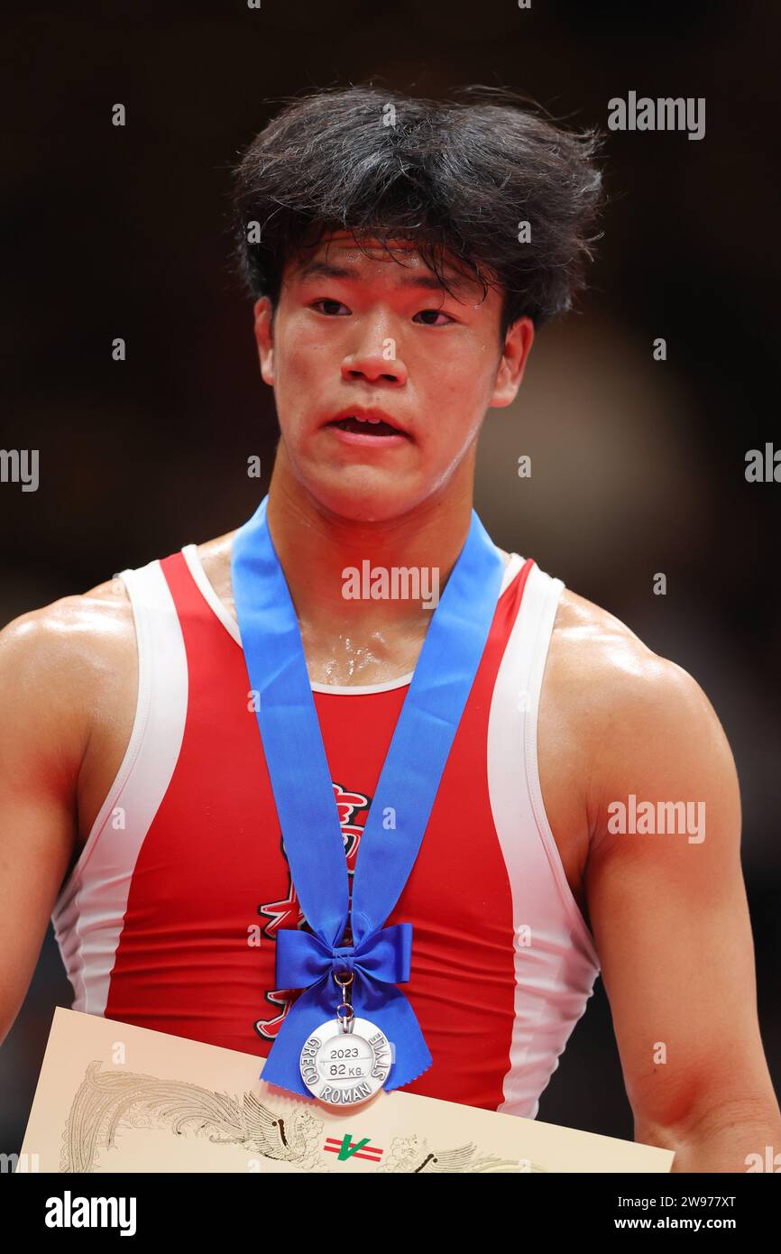 Yoyogi 2nd Gymnasium, Tokyo, Japan. 24th Dec, 2023. Taizo Yoshida ...