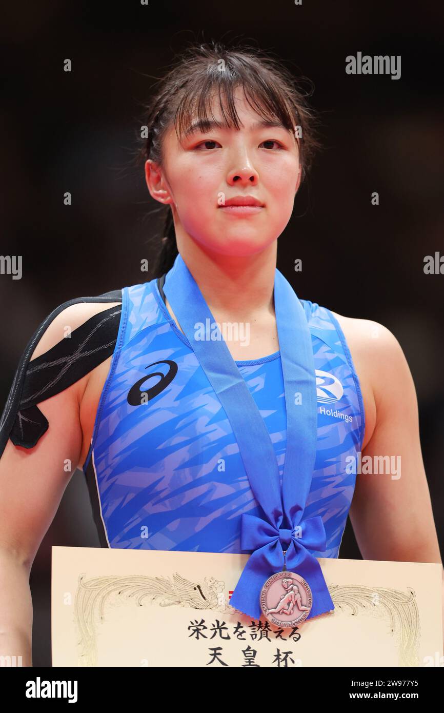 Yoyogi 2nd Gymnasium, Tokyo, Japan. 24th Dec, 2023. Yumeka Tanabe ...