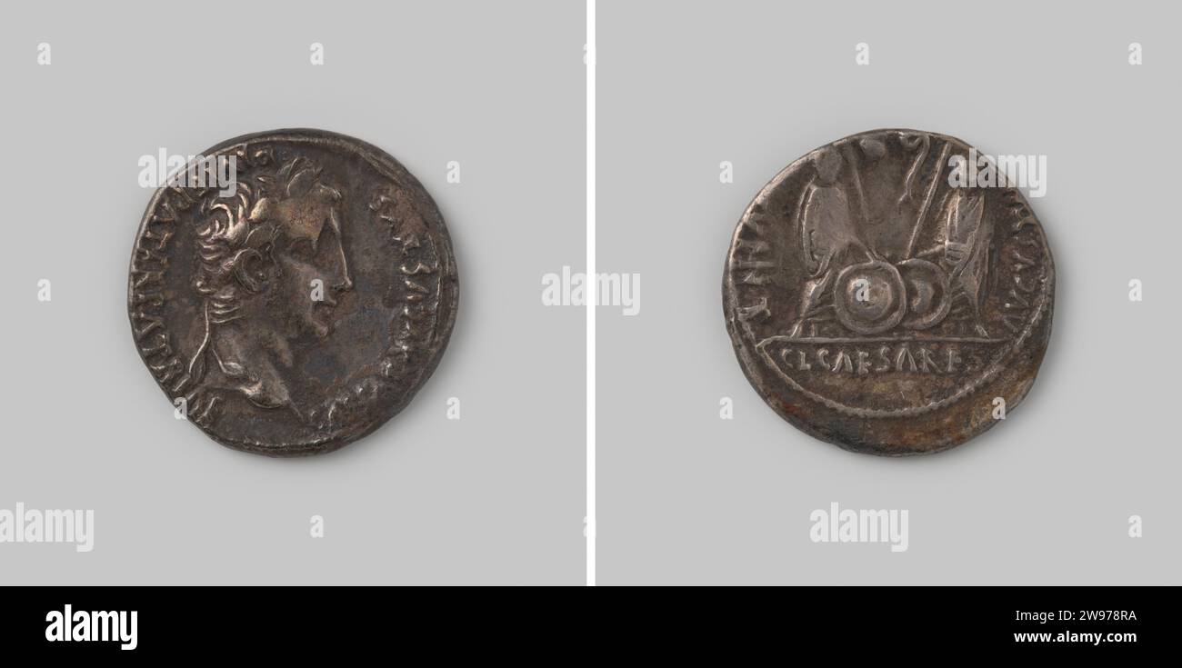 Denarius from the Roman Empire of Augustus, 27 BC. - 14 n. Chr, -27 ...