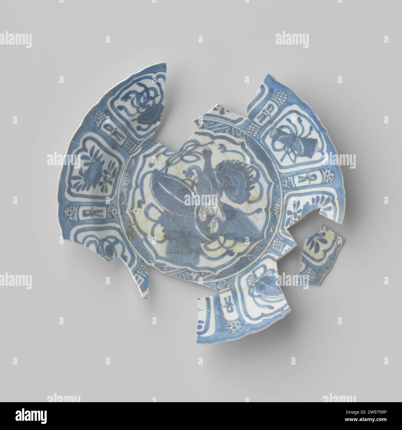 Fragment sign from V.O.C. ship De 'Witte Leeuw', Anonymous, Before 1613 ...