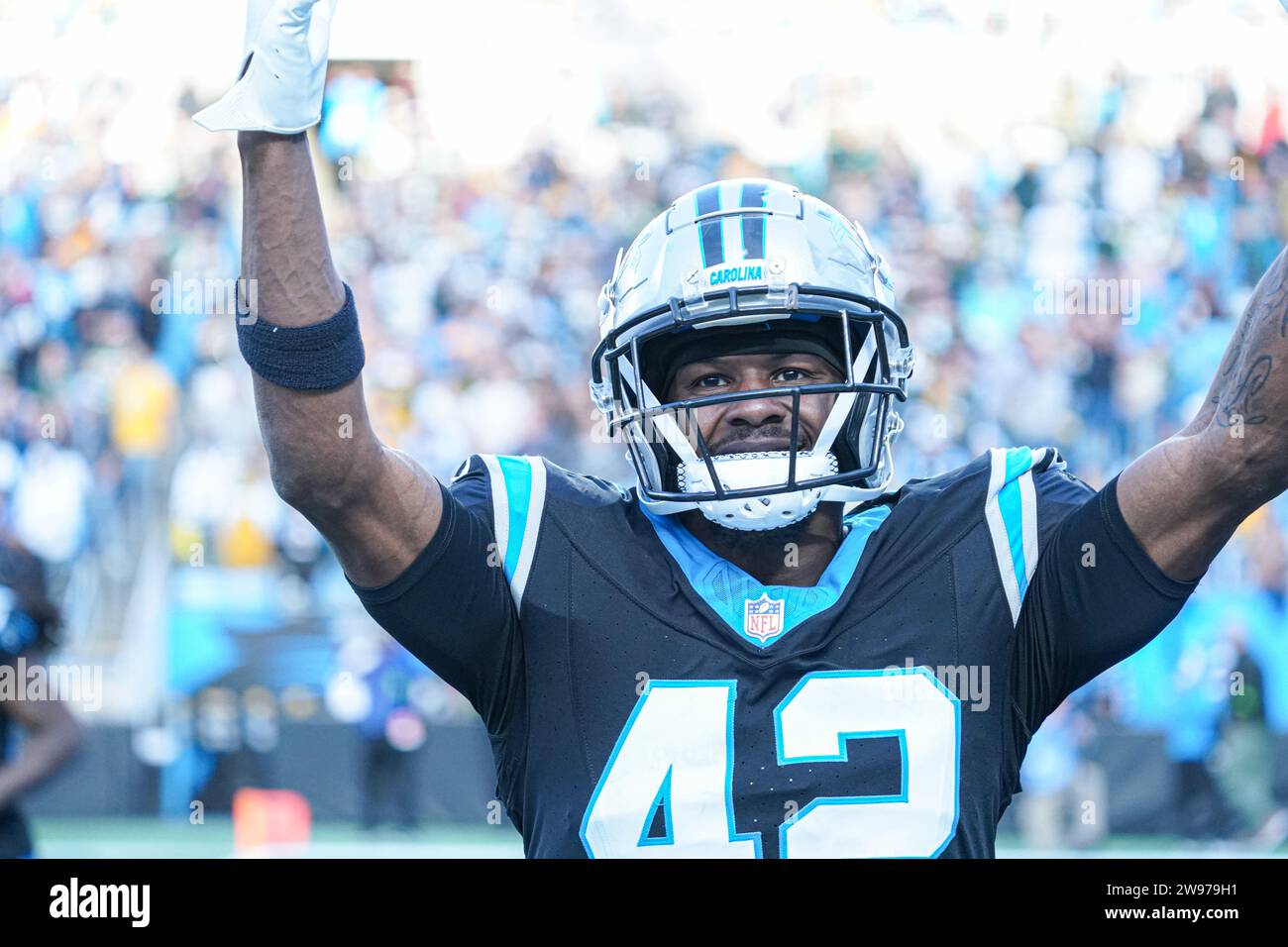 Charlotte, North Carolina, USA, December 24, 2023, Sam Franklin Jr #42 ...