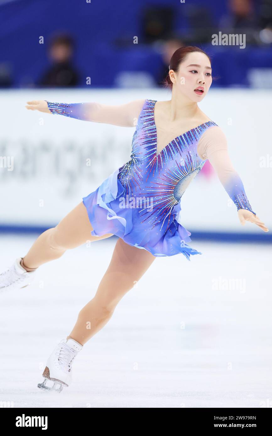 Nagano, Japan. 24th Dec, 2023. Wakaba Higuchi Figure Skating : Japan Figure Skating ...