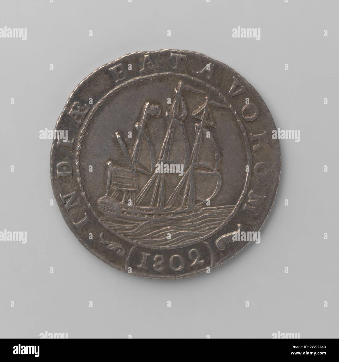 ½ guilders for the Dutch East Indies, 1802, Batavian Republic, 1802 ...