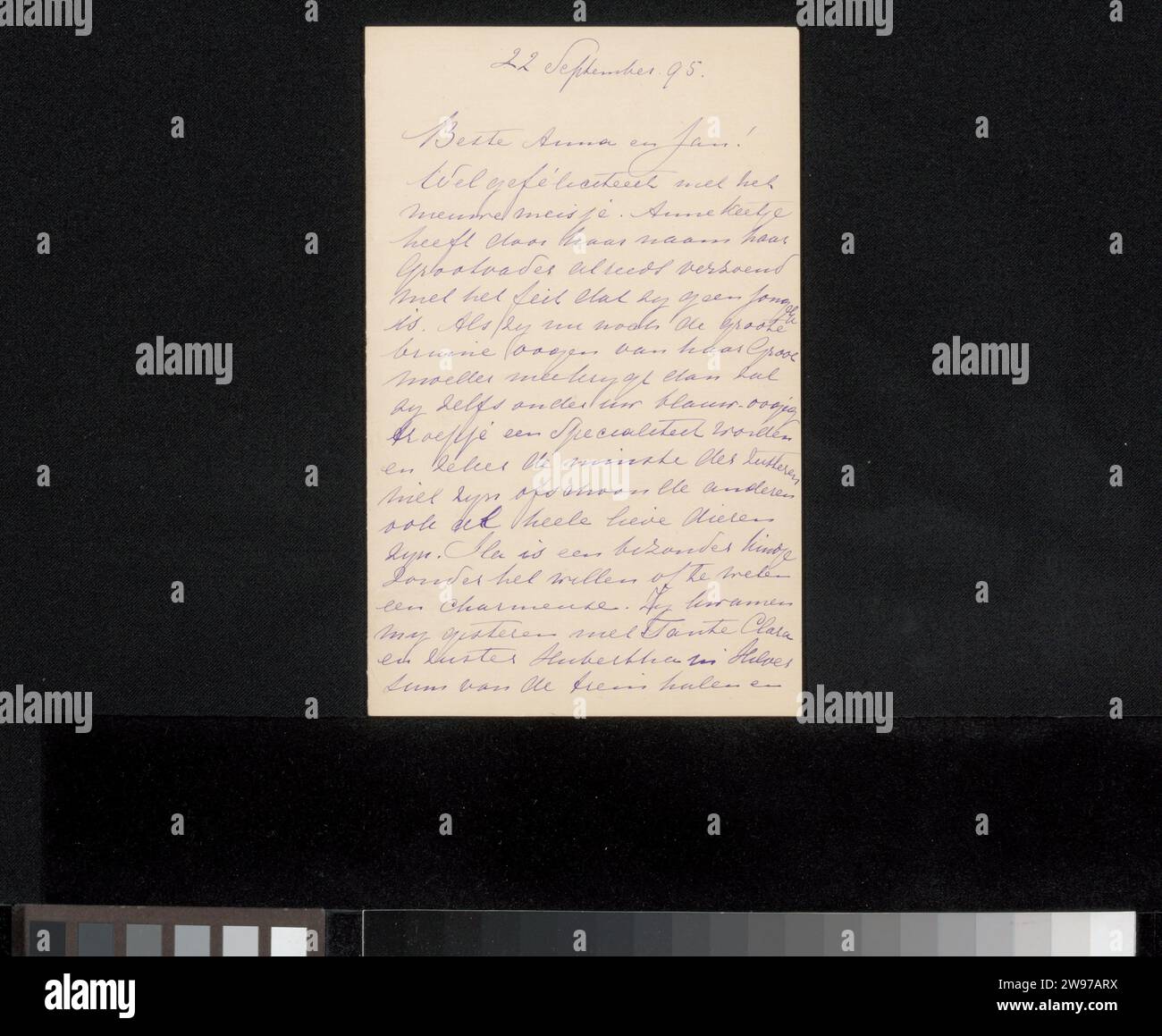 Letter to Anna Dorothea Dirks and Jan Veth, Jacoba Cornelia Jolles ...