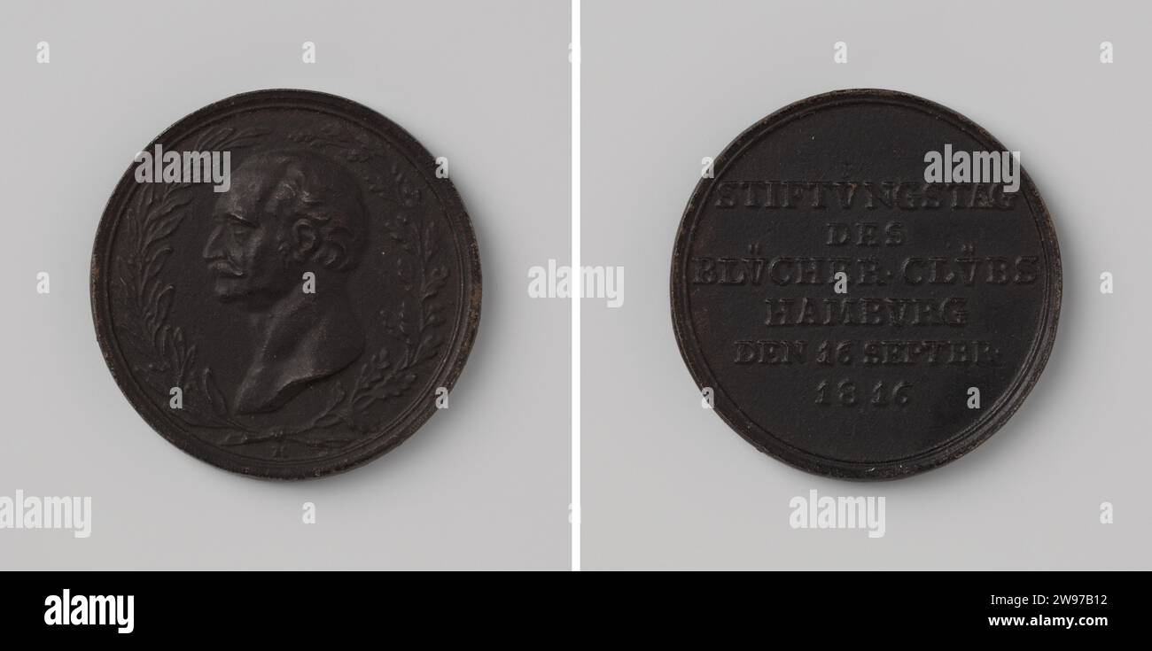 Foundation of the Blucher-Club in Hamburg, monogramemist K (19th ...