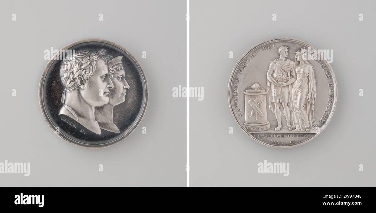 Marriage of Napoleon I Bonaparte, Emperor of the French with Marie ...