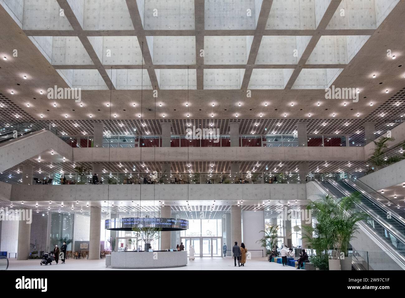 Seoul, South Korea - 19 February 2023: Interior view of Amorepacific ...