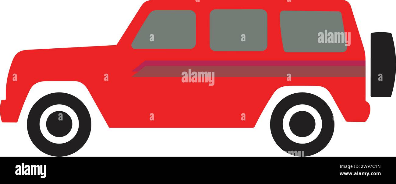 SUV silhouettes car color icon vector | sport sedan icon Stock Vector ...