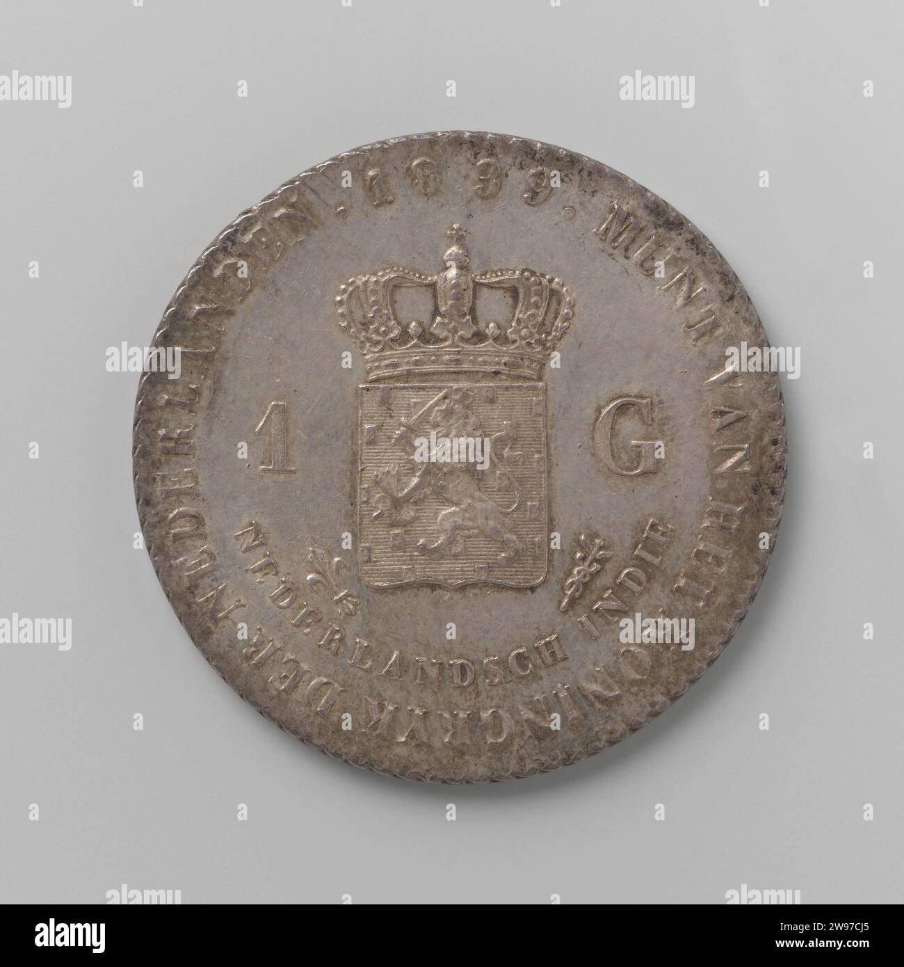 Gulden of the Dutch East Indies, 1839, William I (King of the ...