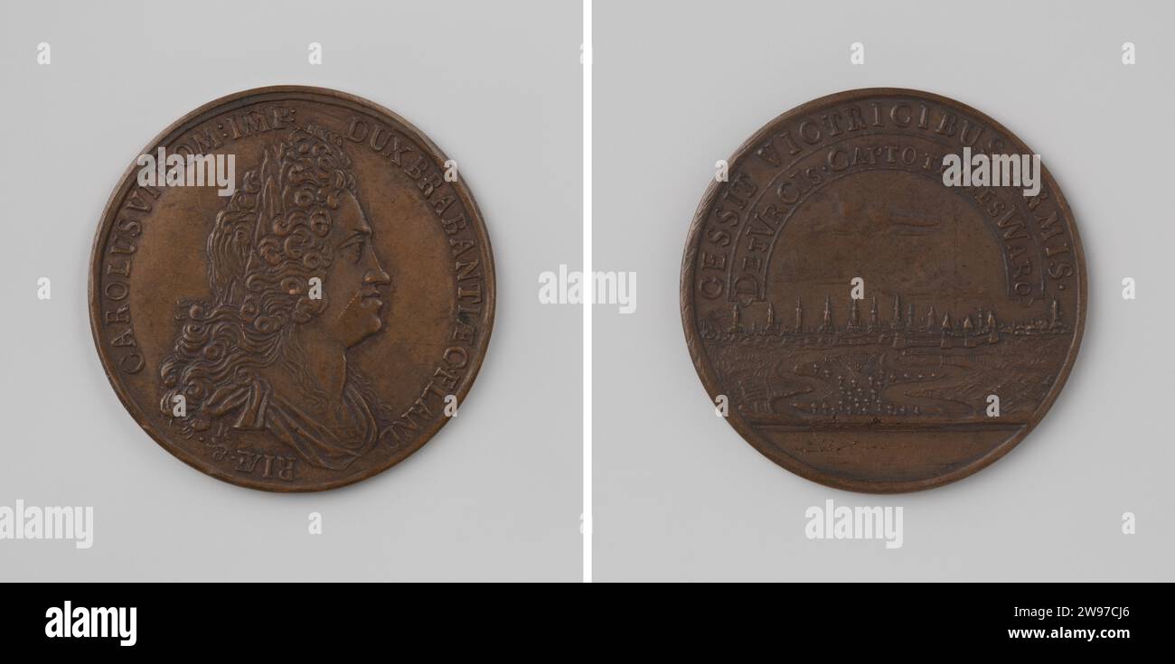 Conquest of Temesvar, Philippe Roëttiers (II), 1716 history medal ...