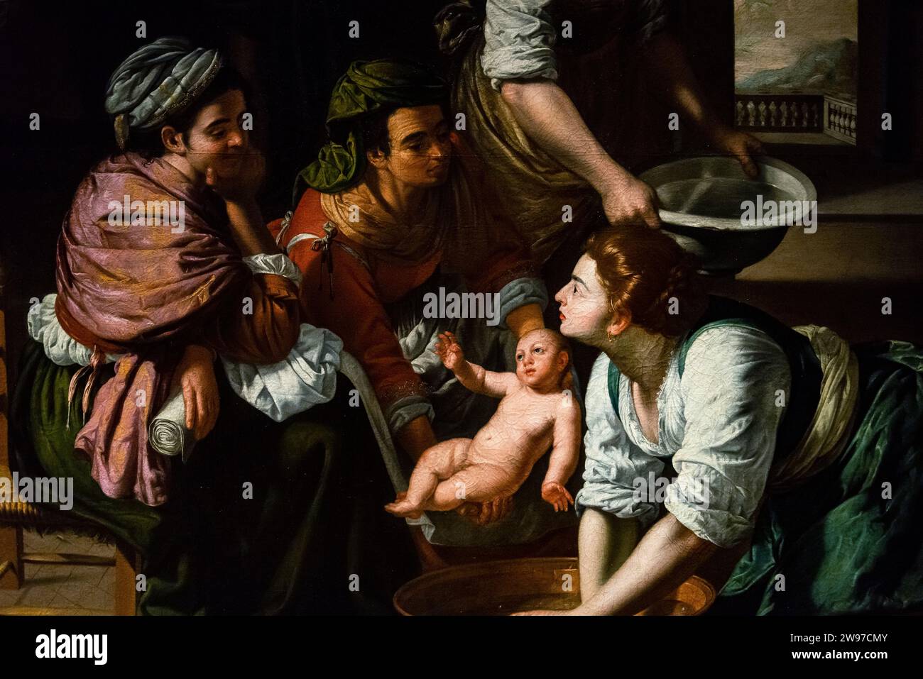 The birth of St. John by Artemisia Gentileschi, Italian Baroque ...