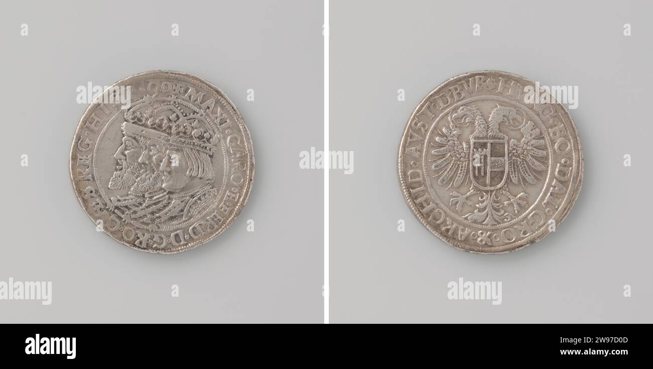 Double taler from Maximilian I, Karel V and Ferdinand I, German Keizers ...
