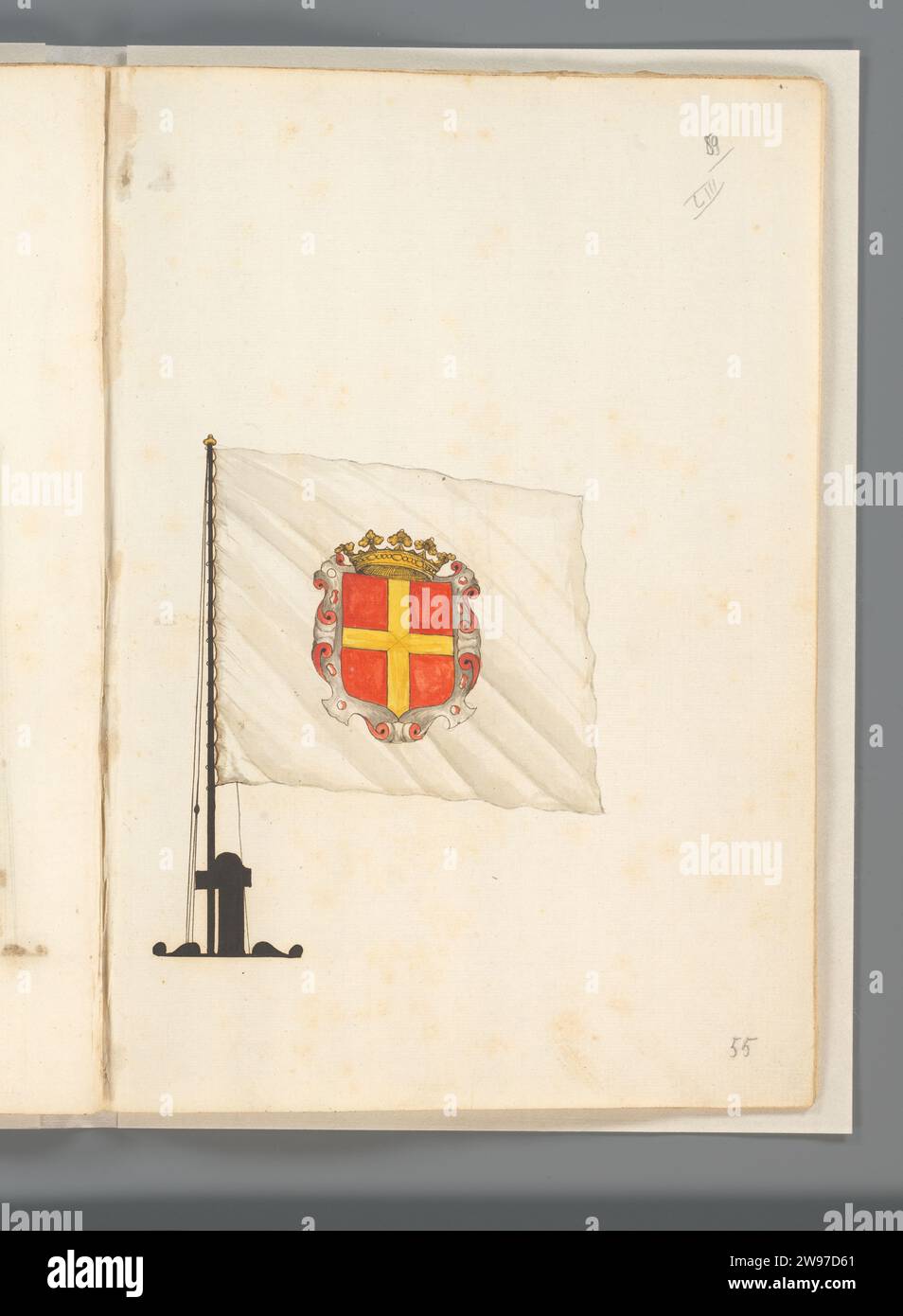 Sicily cross design flag hi-res stock photography and images - Alamy