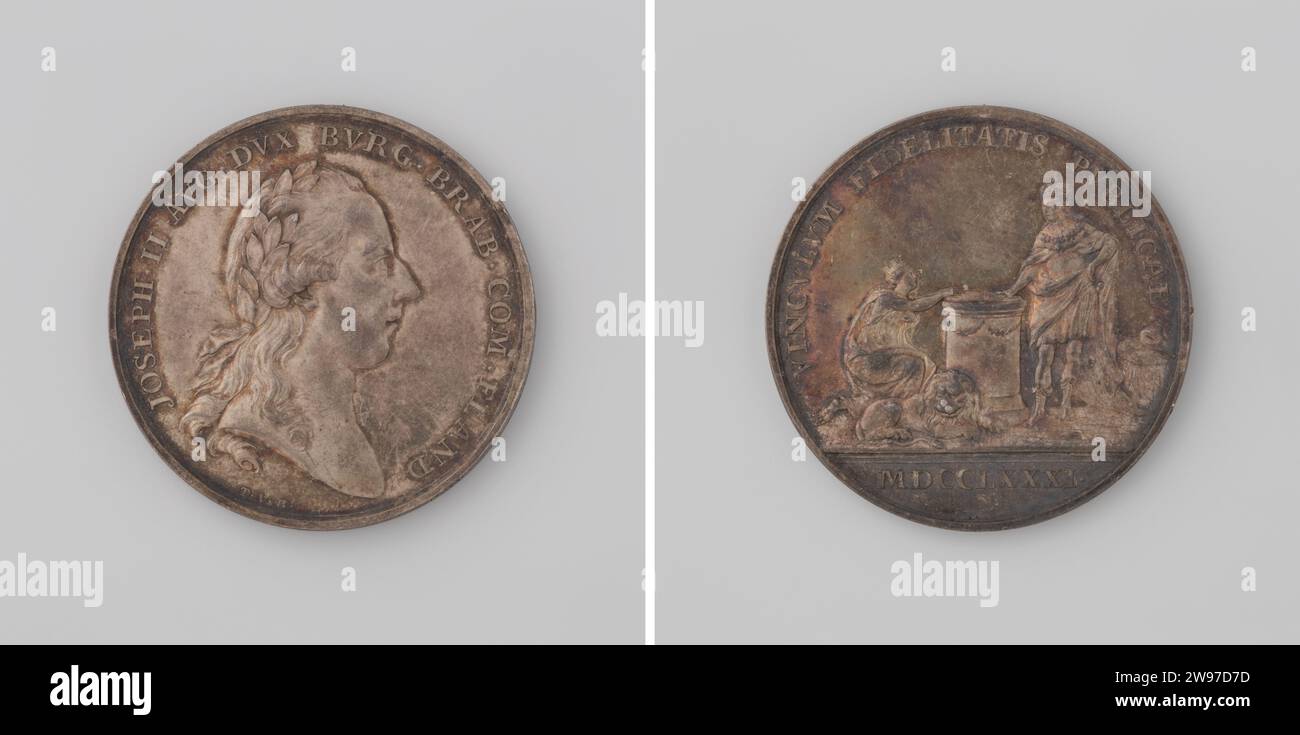 Inauguration of Joseph II, German emperor as Duke of Brabant and Count ...