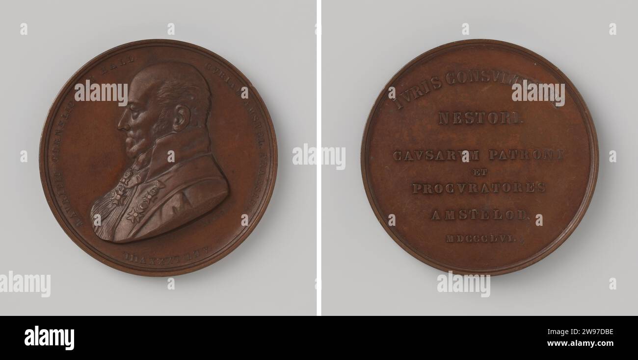 Seventy -five birthday of Maurits Cornelis van Hall, chairman of the ...