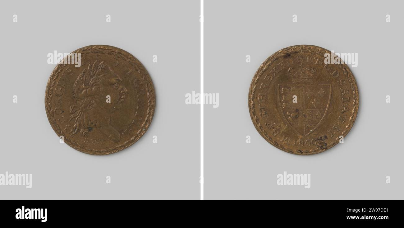 English play medal Type Spade Guinea 1800 S&T, George & Timmins Simcox ...