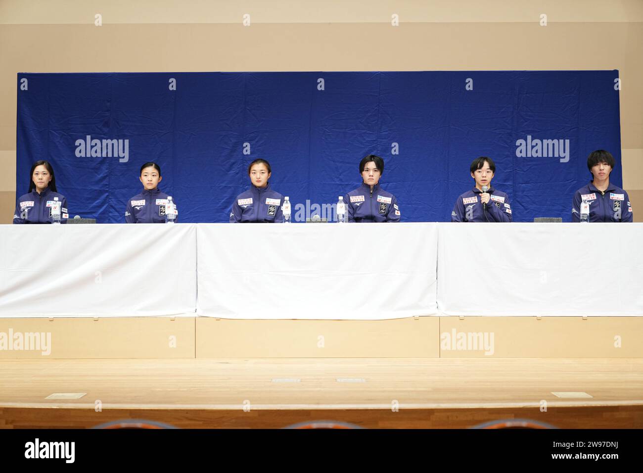 Big Hat, Nagano, Japan. 25th Dec, 2023. (L-R) Hana Yoshida, Mone Chiba ...